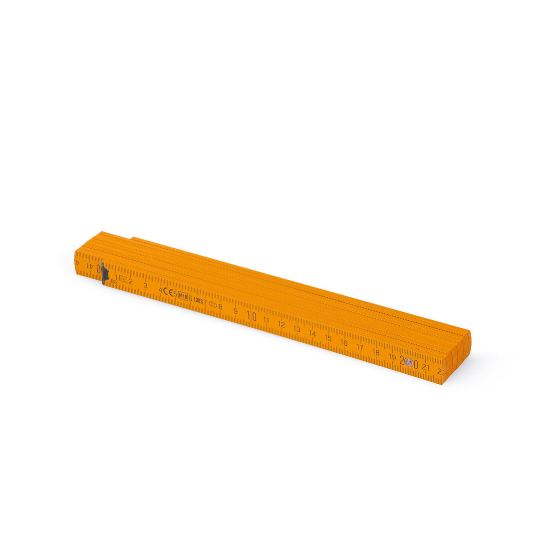 Wooden Folding Meter 2m - Orange - Gravure Laser Shop